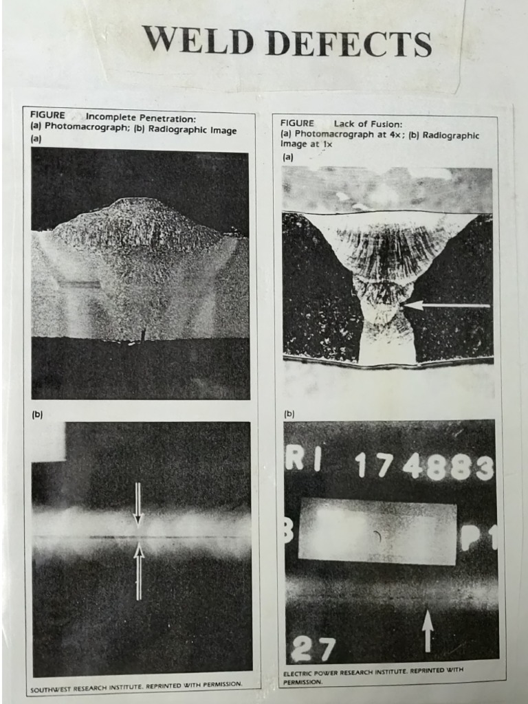 Rtfi Weld Defects-1 | PDF
