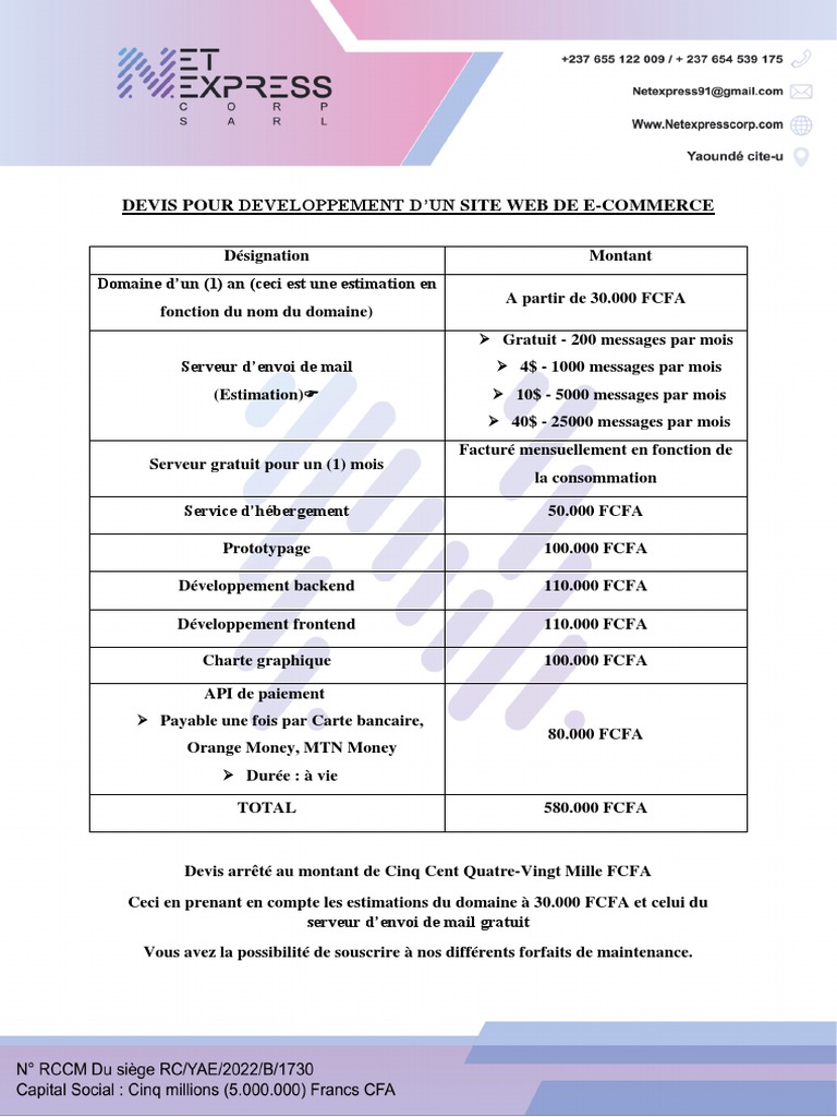 DEVIS | PDF