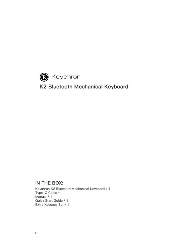 K2 User Manual English Ver Pdf