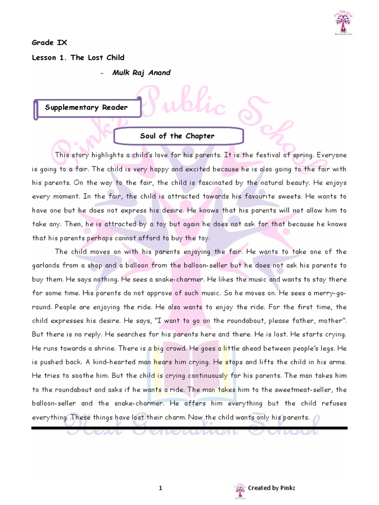 Lesson 1 Supplementary Reader | PDF