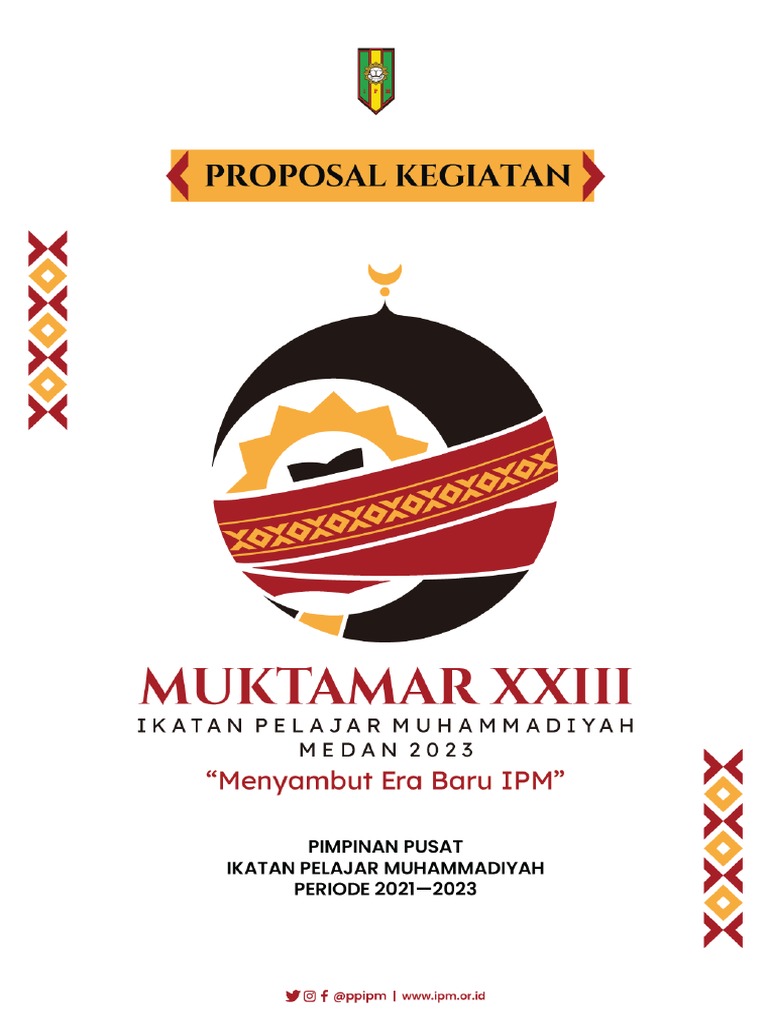 Proposal Muktamar XXIII IPM (Peserta) | PDF