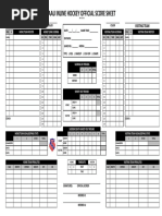 Icre - Kho Kho Score Sheet | PDF