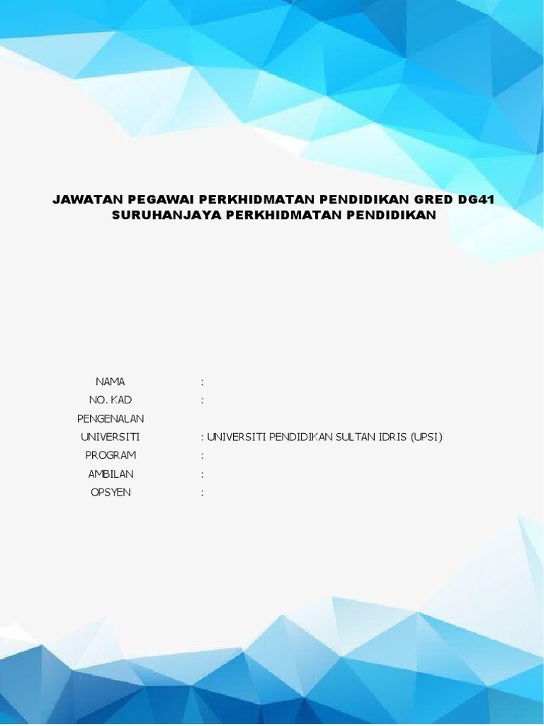 Muka Depan SPP | PDF