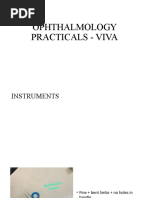 Ophthalmology Instruments | PDF | Ophthalmology | Human Eye