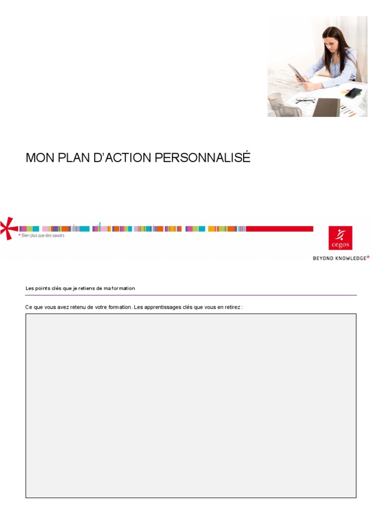 Votre Plan D-Action Personnalise | PDF
