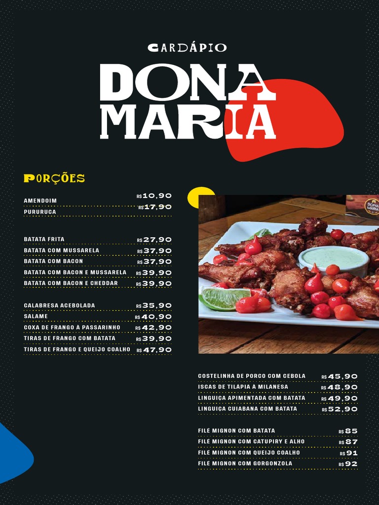 dona-maria-novo-cardapio-online | PDF