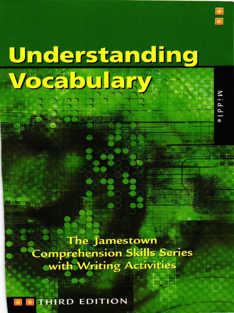 Comprehension Skills, Understanding Vocabulary MiddleundefinedJamestown ...