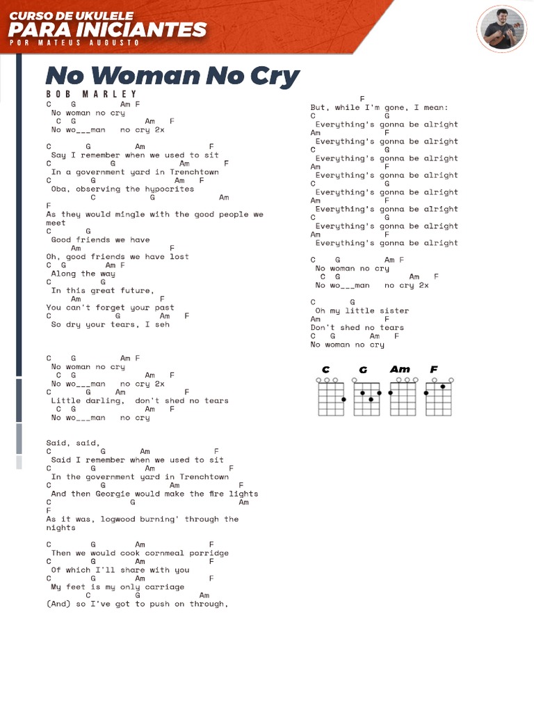 No Woman No Cry - CIFRA | PDF