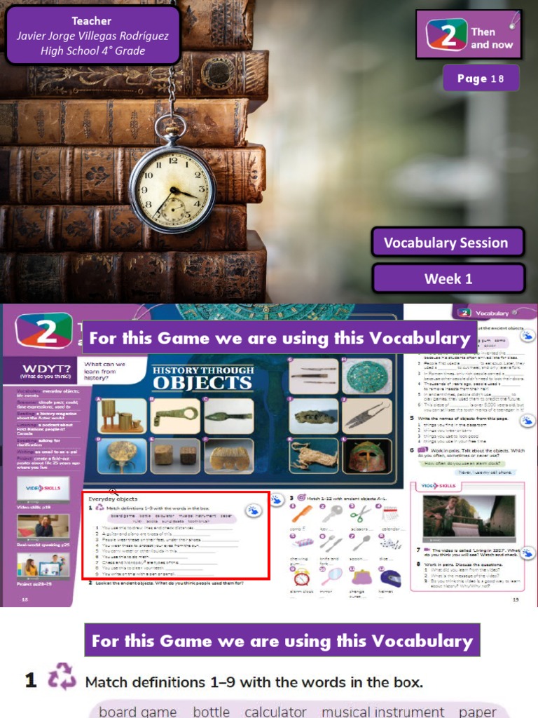 Vocabulary - 5° Secundaria | PDF