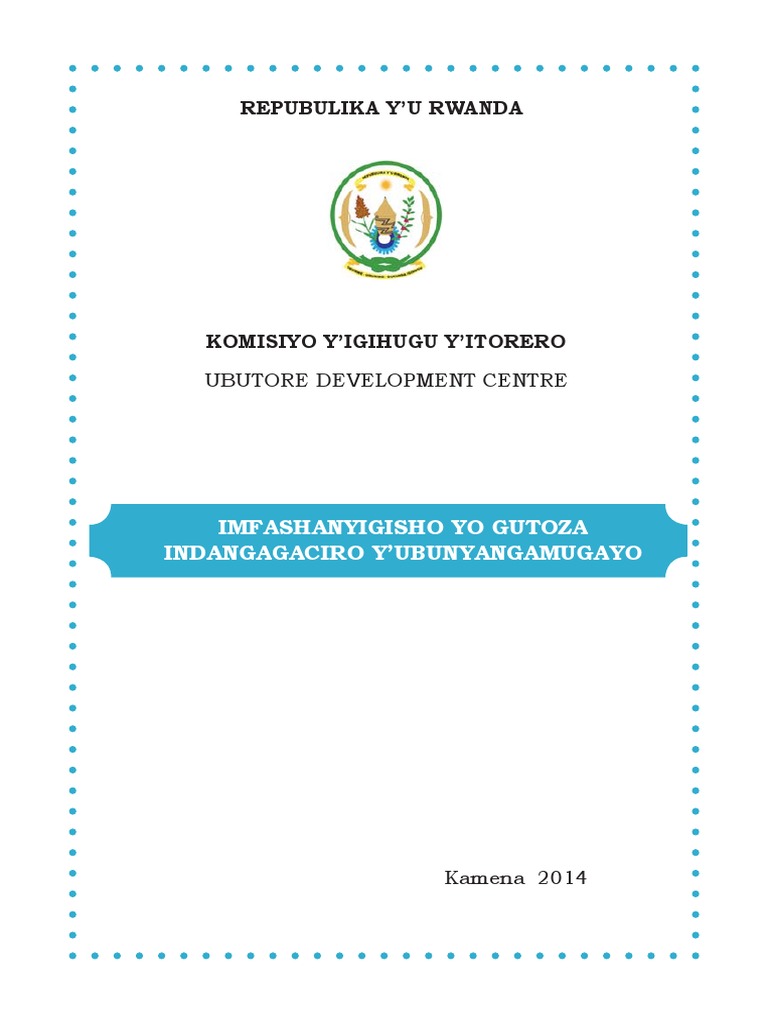 UBUNYANGAMUGAYO | PDF