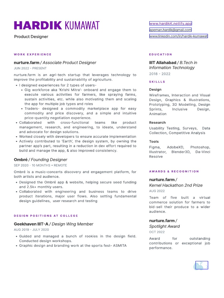 hardik-design-resume | PDF