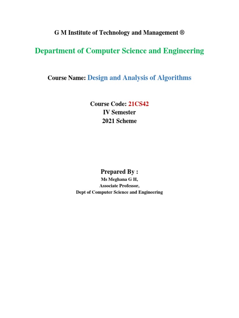 DAA Manual | PDF | Time Complexity | Software Engineering DAA Manual | PDF | Time Complexity | Software Engineering