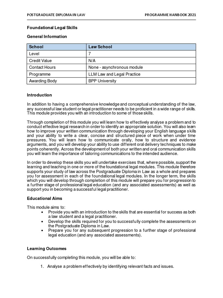 Module Outline | PDF