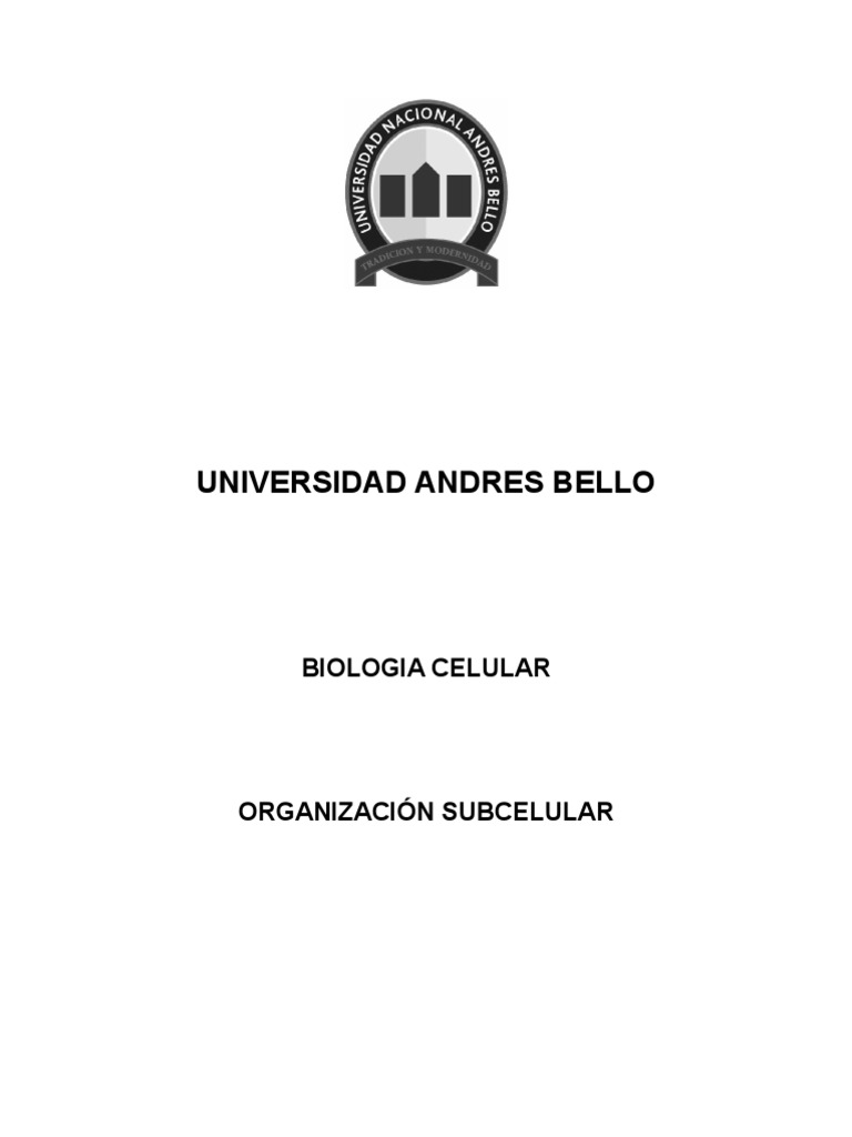 Guía003 - Organización Subcelular - Biología Celular Lab Oratorio | PDF ...