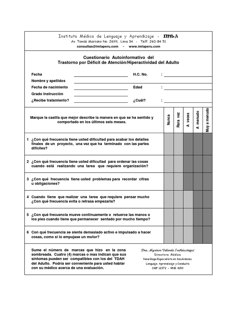 1MVI-Test-TDAH-adultos | PDF