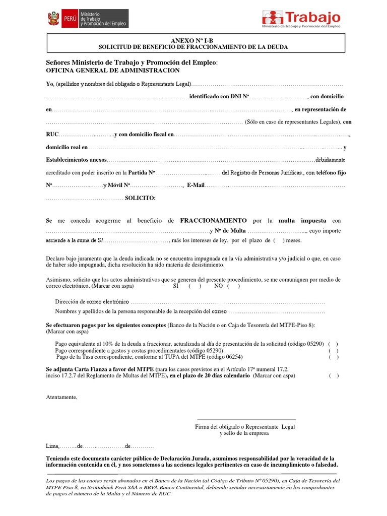 FORMATO F-055.1- SOLICITUD DE FRACCIONAMIENTO (28) | PDF