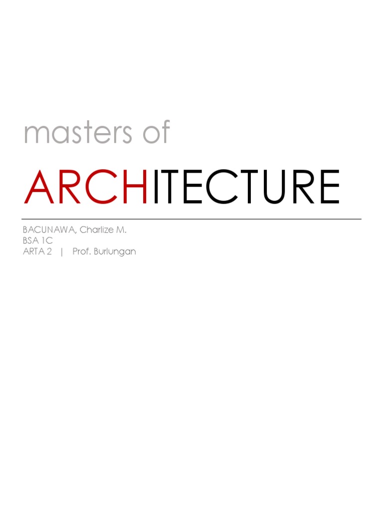 MASTERS | PDF | Design