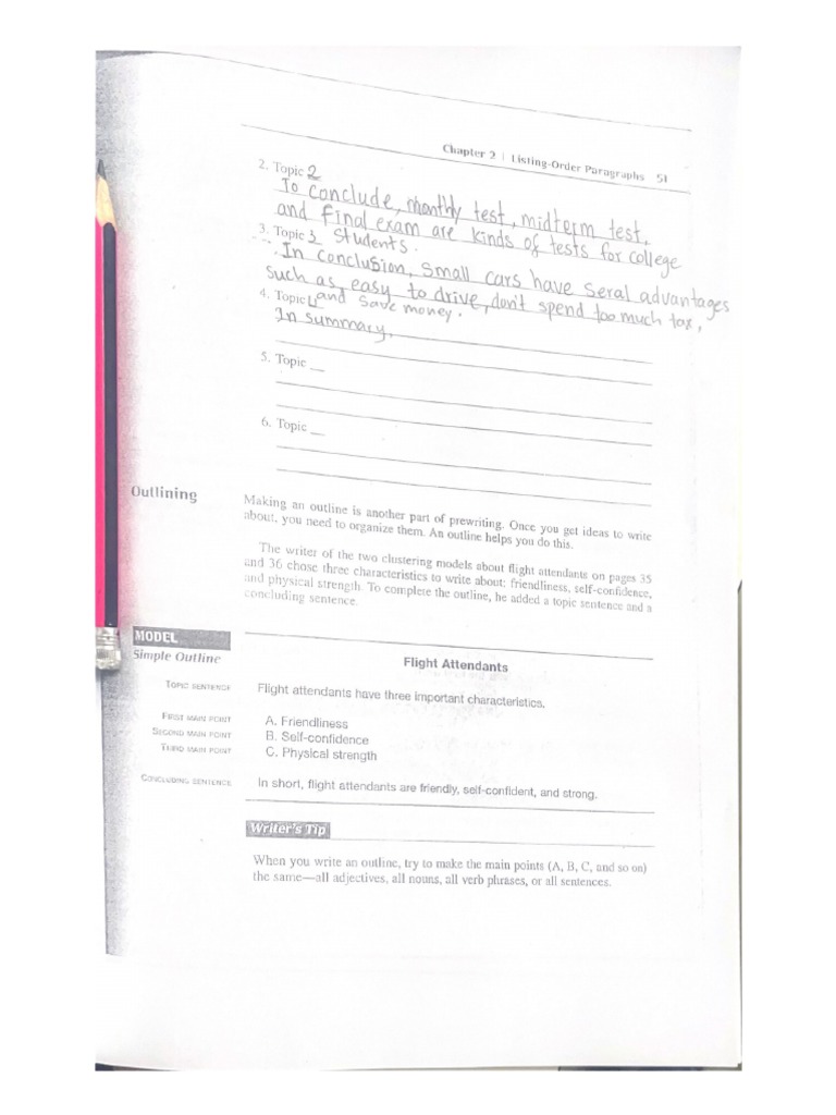 Chapter 2 Listing-Order Paragraphs | PDF