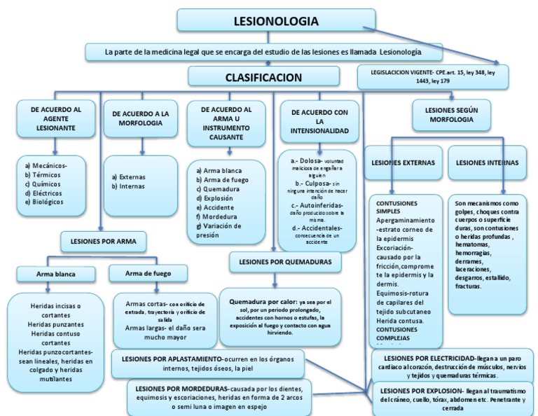 Mapa Conceptual Lesiones | PDF