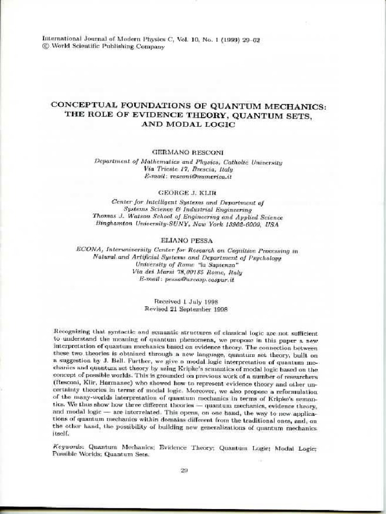 Conceptual Foundations of Quantum Mechan | PDF