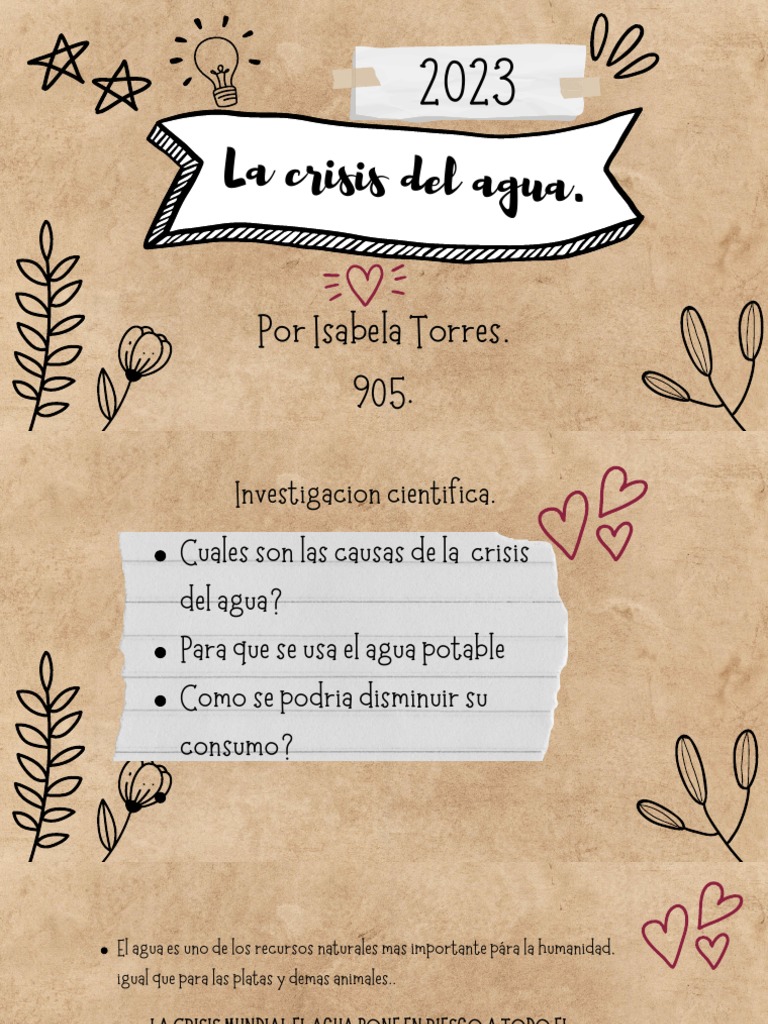 Causas y soluciones a la crisis del agua | PDF | Salud y bienestar