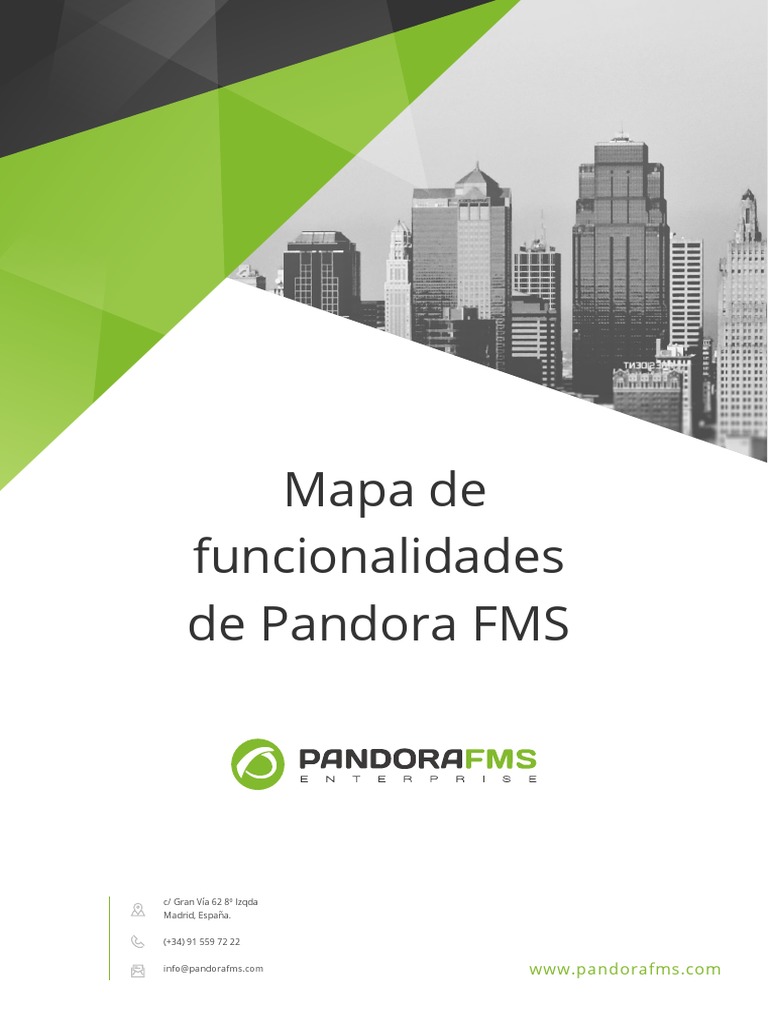 Mapa Funcionalidades Pandora Fms | PDF