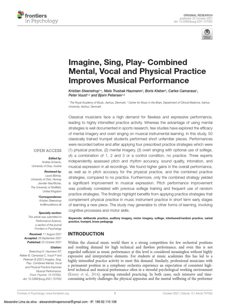 Kristian Steenstrup-Imagine, Sing, Play 2 | PDF | Sleep | Singing