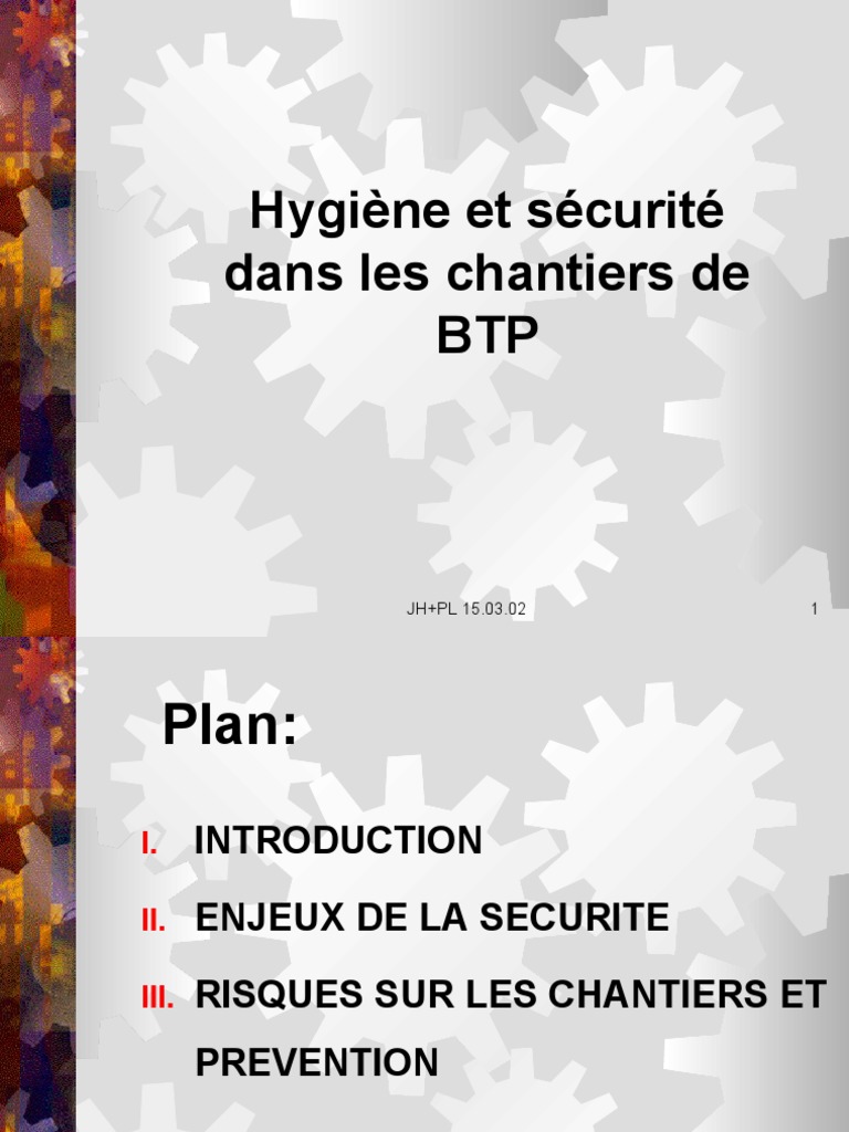 hygiène et sécurité dans les chantiers | PDF | Santé et sécurité au ...