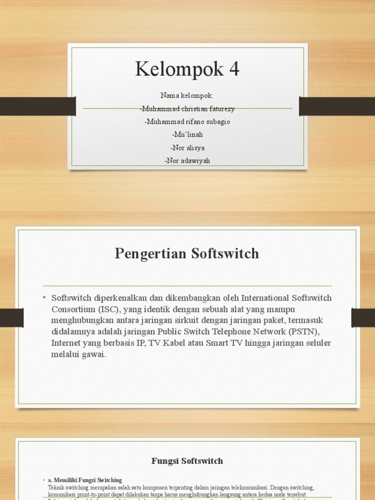 Pengertian dan Fungsi Softswitch | PDF | Bisnis | Teknologi & Rekayasa