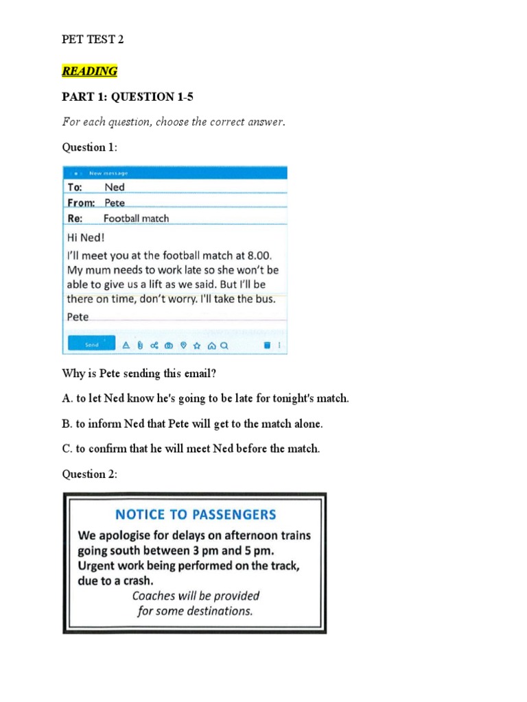 Pet Test 2 | PDF | Fireworks | Supermarket