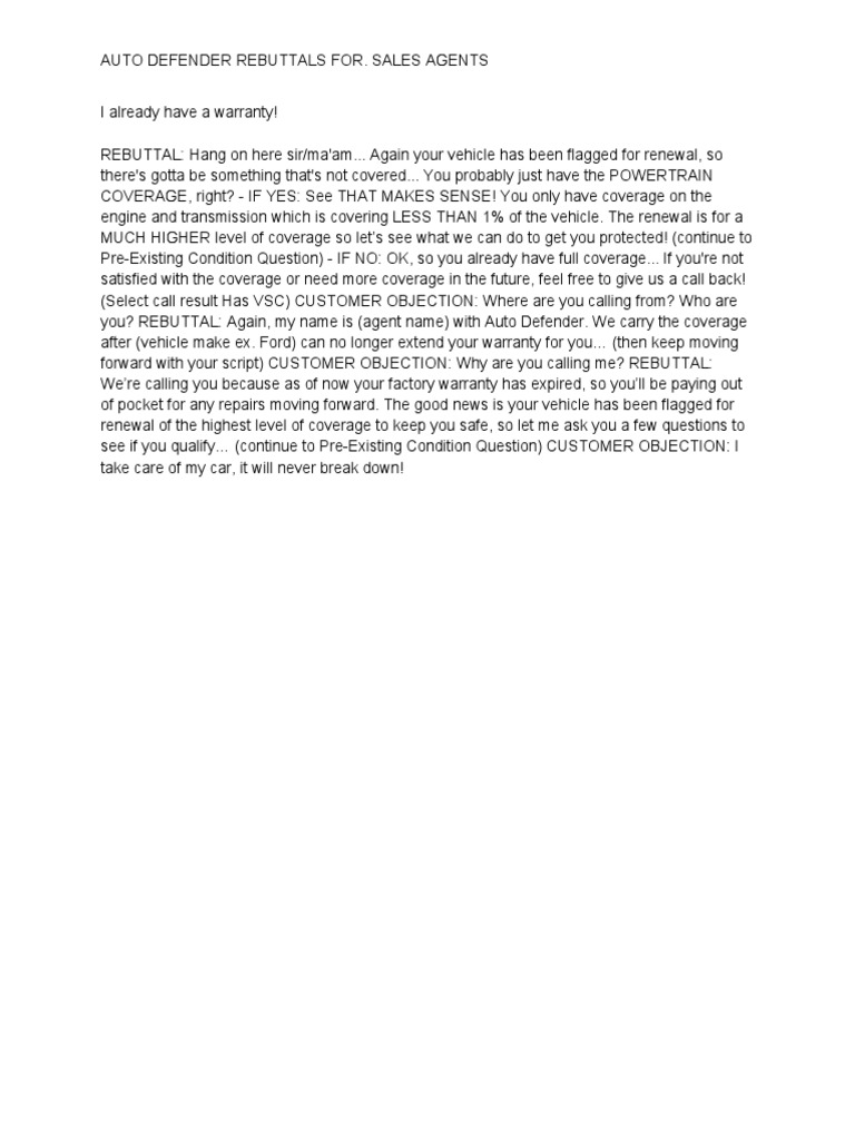 Auto Rebuttals | PDF