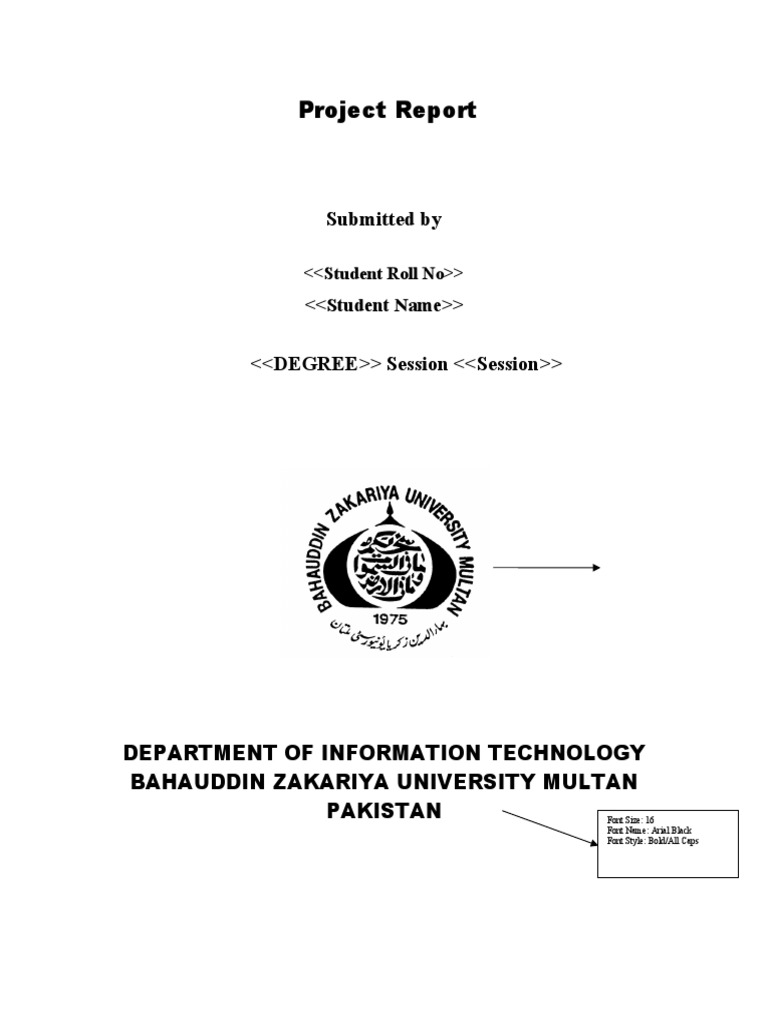 BSIT MIT Thesis Template | PDF