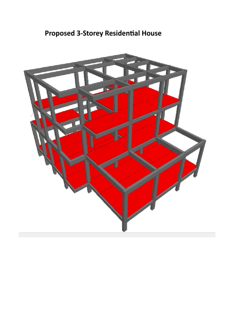 Proposed 3-Storey House | PDF