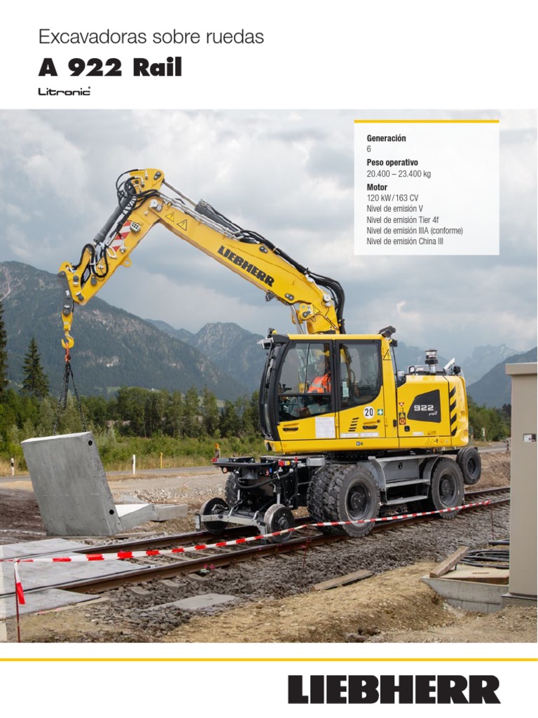 Liebherr A 922 Rail Litronic | PDF