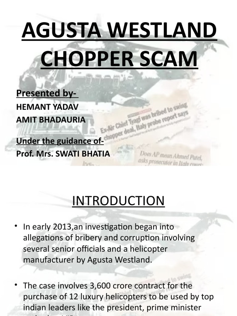 Augusta Westland Case | PDF