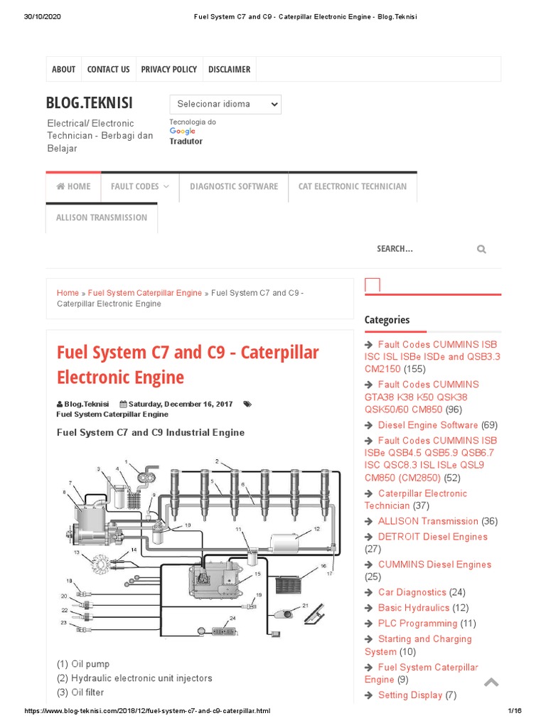 Fuel System C7 and C9 | PDF