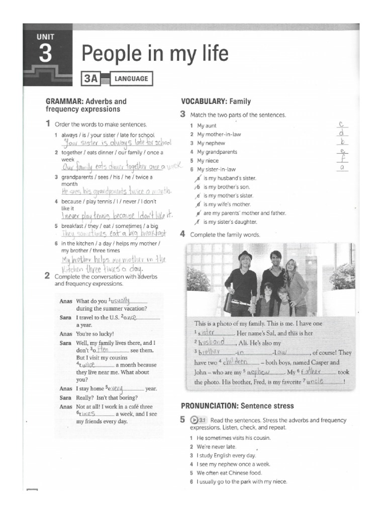 Workbook Unit 3 LEVEL 3 | PDF