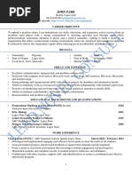 Sample CV - Fake Resume | PDF