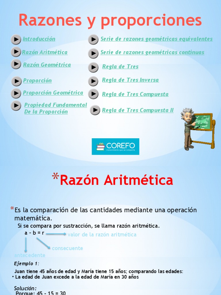MAT2P - U1 - Razones y Proporciones | PDF | Proporción | Conceptos ...