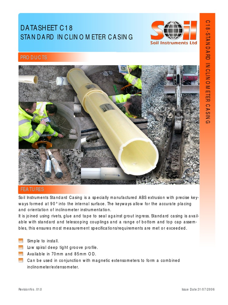 C18 - Standard Inclinometer Casing - Rev01.0 - N | PDF