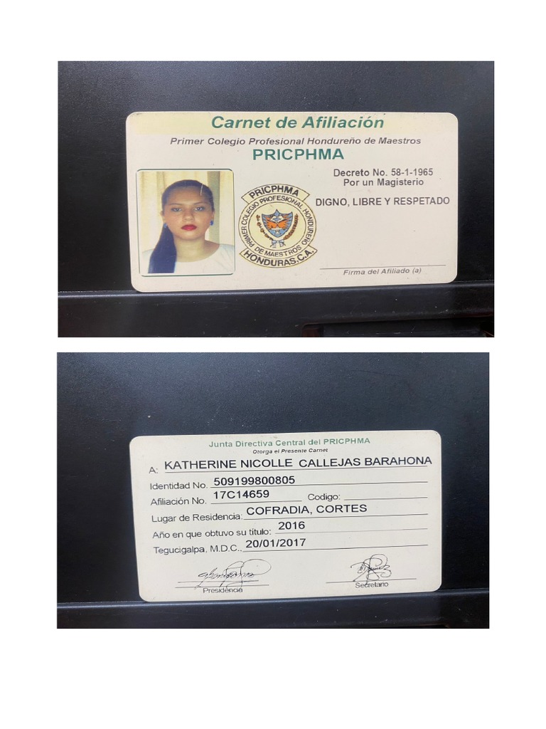 Documentos Personales Katherine Callejas | PDF