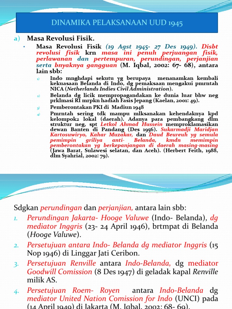 Dinamika Pelaksanaan Uud 1945 | PDF