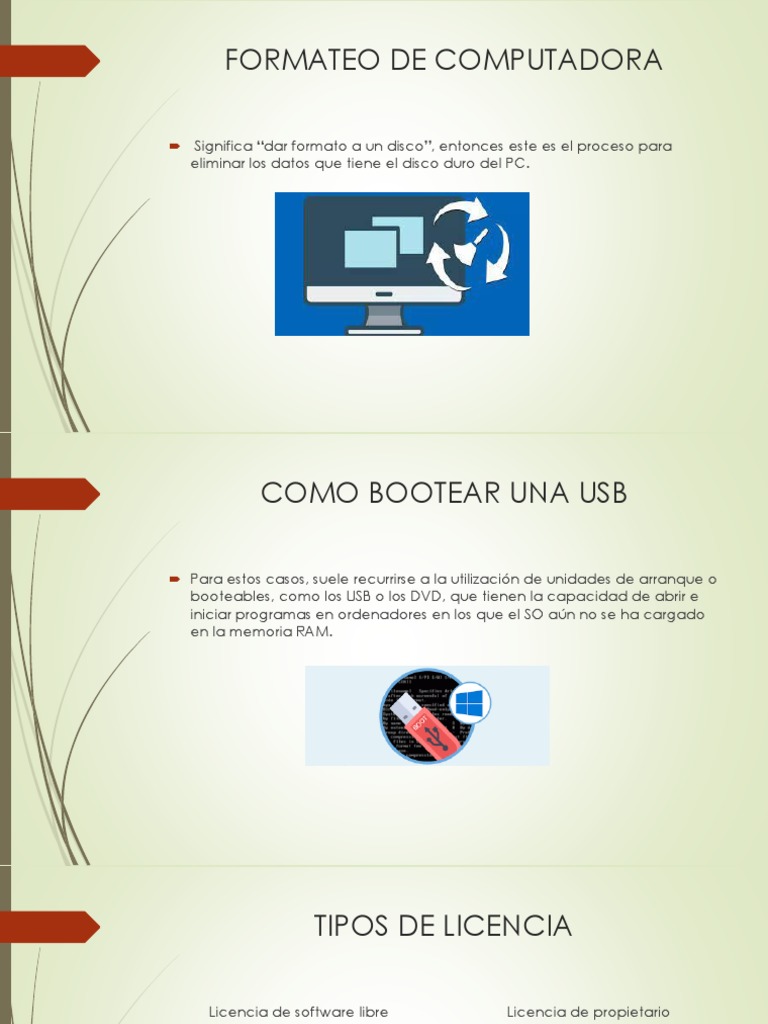 Formateo de Computadora | PDF