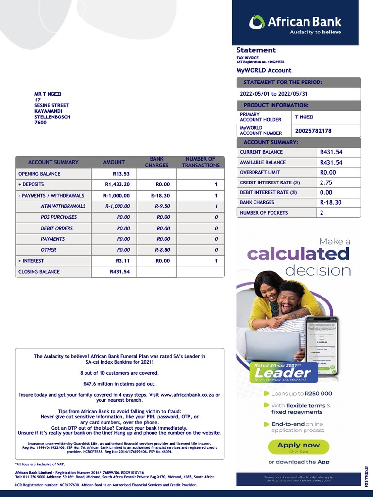 Statement | PDF | Debit Card | Banks