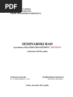 Pravila Za Izradu Seminarskog Rada | PDF