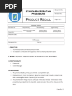 05 Product Recall Procedure | PDF | Quality Management System | Quality ...
