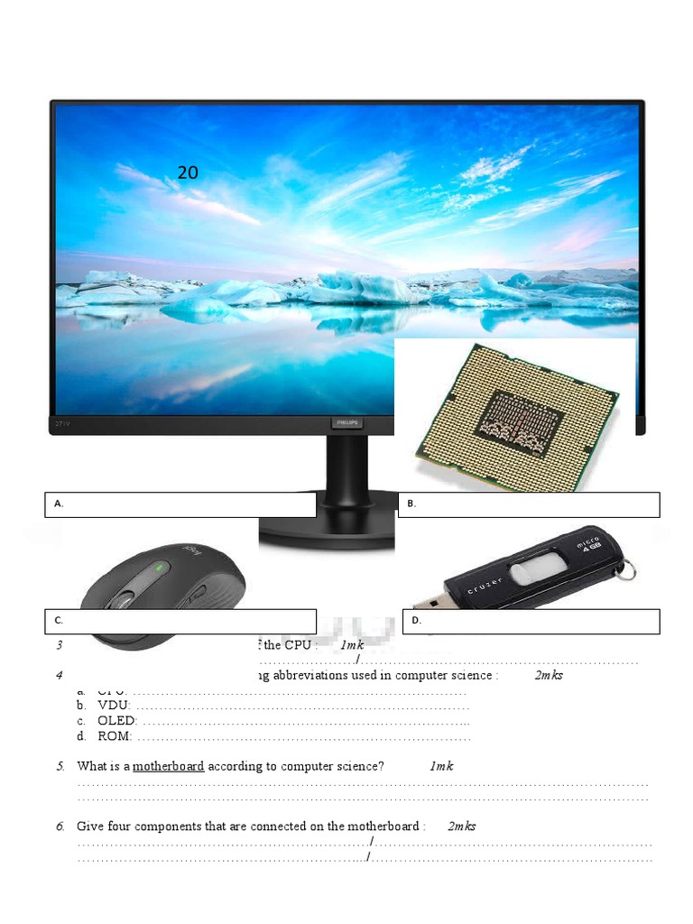 Form 2 Computer 2 | PDF