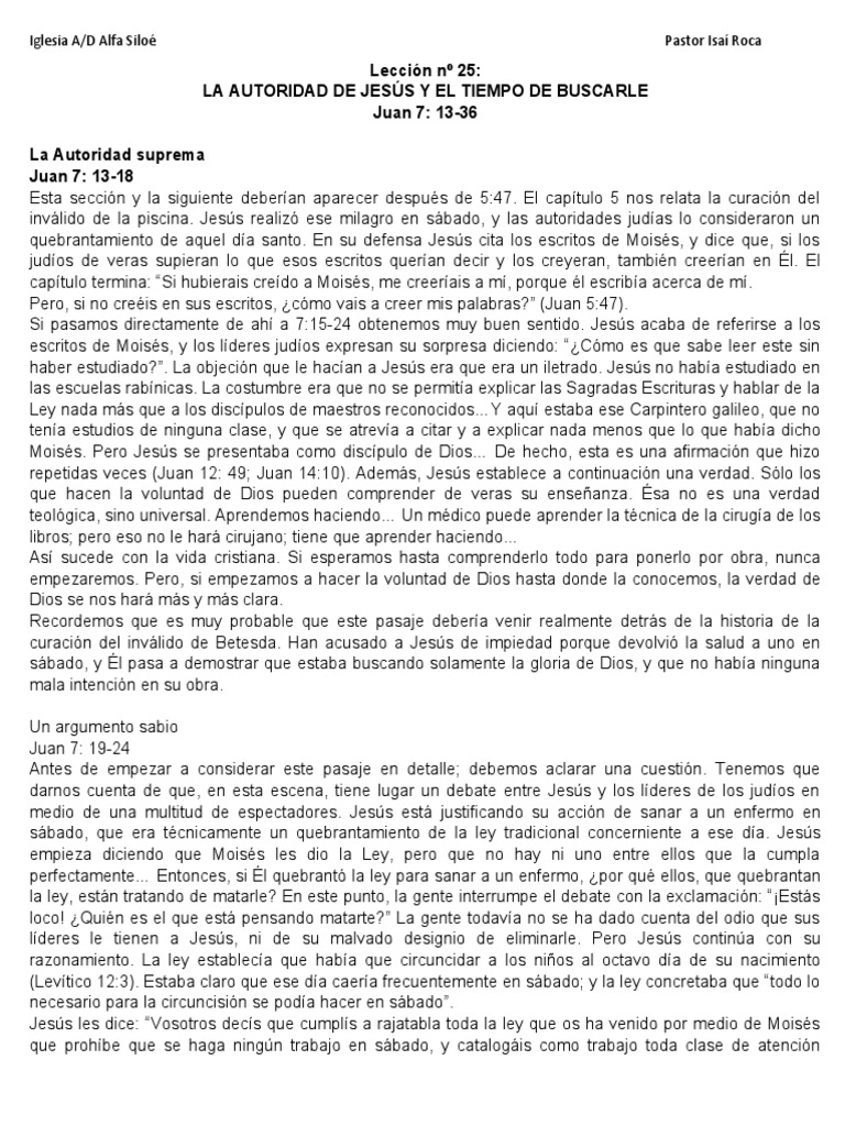 Lección #24 | PDF | Jesús | Dios