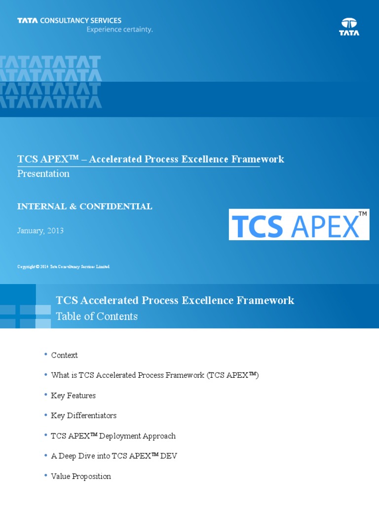 Tcs Apex Dev Sales Deck v1.2 | PDF | Scrum (Software Development ...