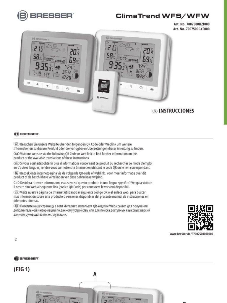 Climatrend WFS/WFW: Instrucciones | PDF | Luna | Residuos